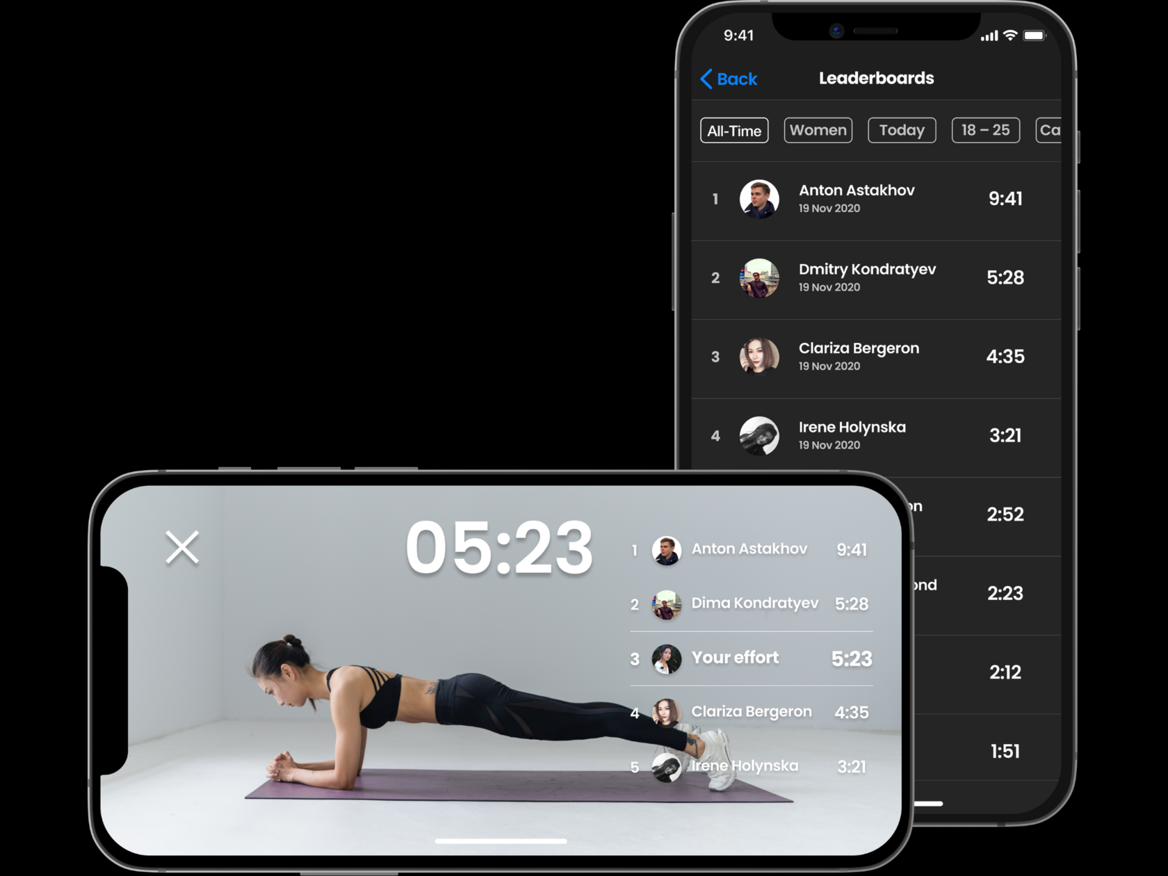 HomeFitness: social home fitness app